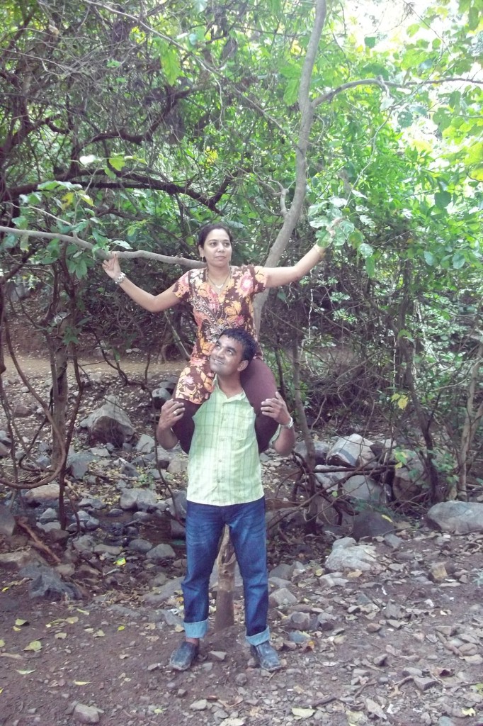 Ultimate shoulder rides / me on my husband